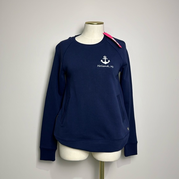 Lilly Pulitzer | Tops | Nwt Lilly Pulitzer Beachcomber In True Navy ...
